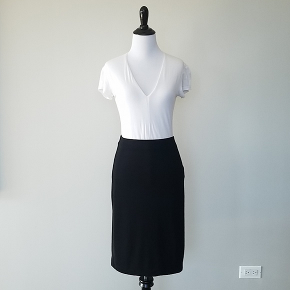 Necessary Objects | Skirts | Black Form Fitting Skirt With Side Slit ...